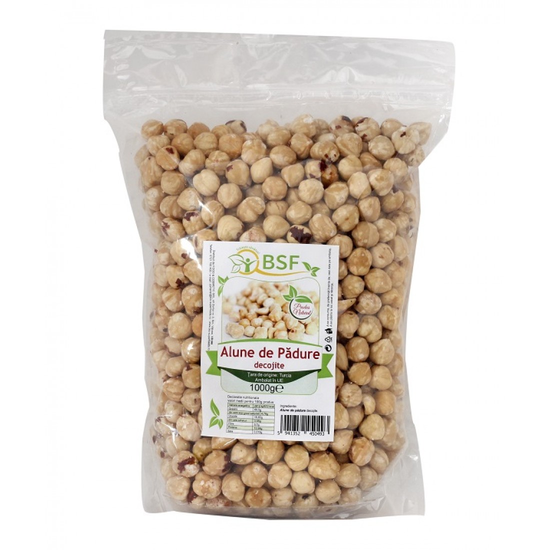 Alune padure decojite ,,albe'' 1 kg