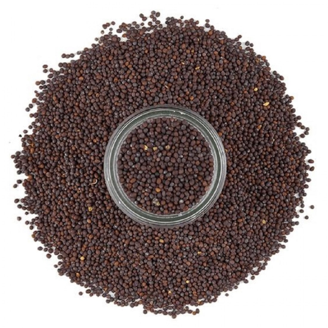 Boabe de mustar negru / brun 25 kg , 15 lei / kg