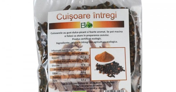 Bio Cuisoare intregi 100g