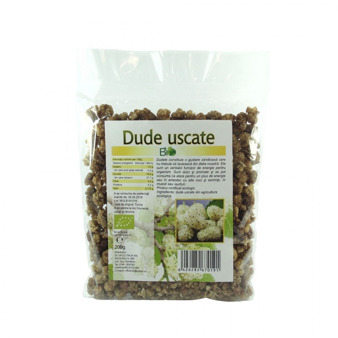 Bio Dude Albe 200g