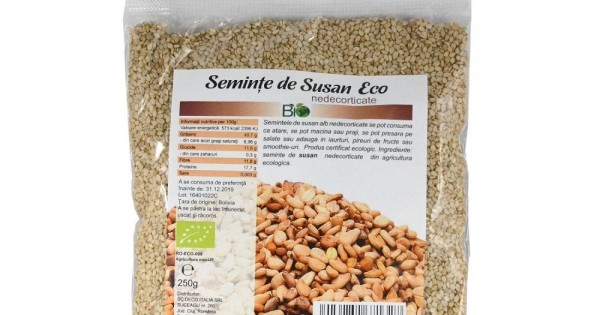 Bio Susan nedecorticat ,,integral'' 250g