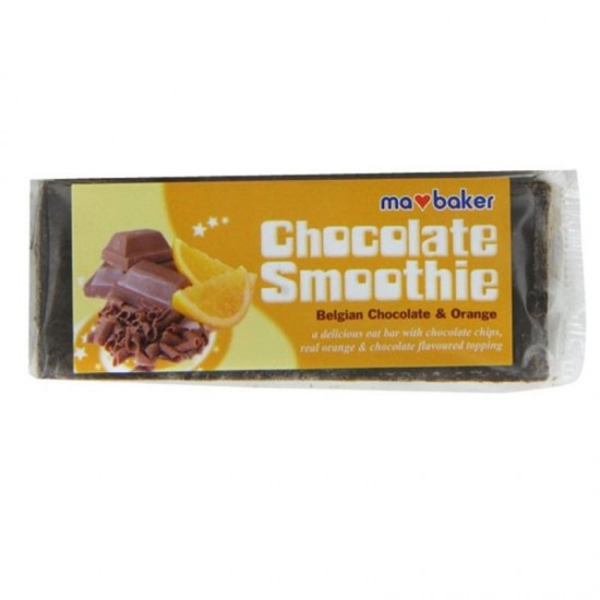 Baton din ovaz cu ciocolata belgiana si portocale 100g MA BAKER