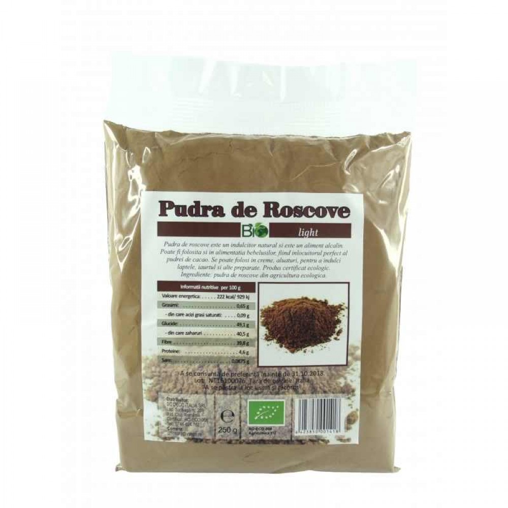 Bio Pudra de roscove ,,karob'' 250g
