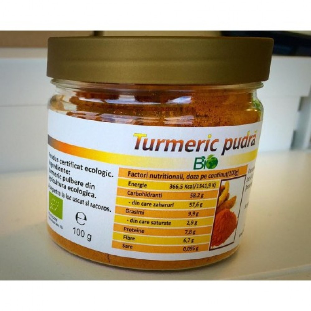 Bio Turmeric ( curcuma ) pudra 130g